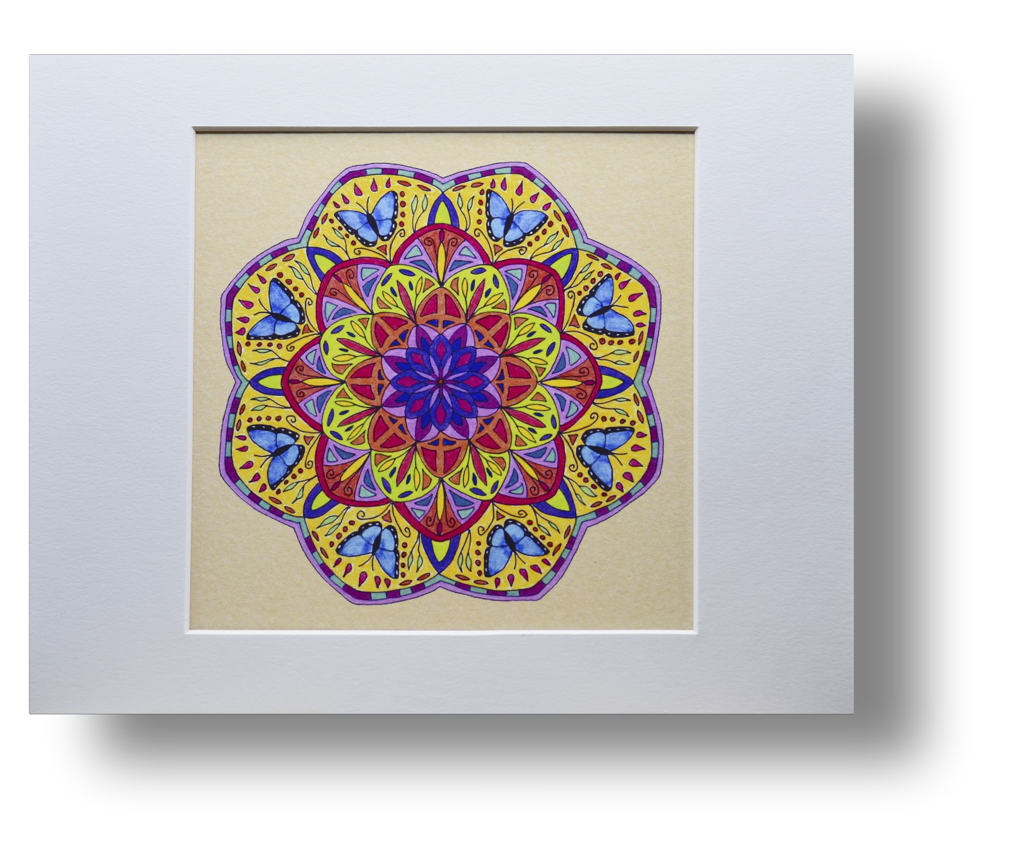 morpho print with shadow – Ridgway Graphics